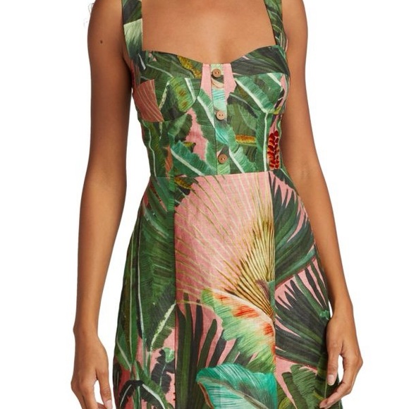 FARM Rio | Dresses | Farm Rio Tropical Print Mini Dress | Poshmark
